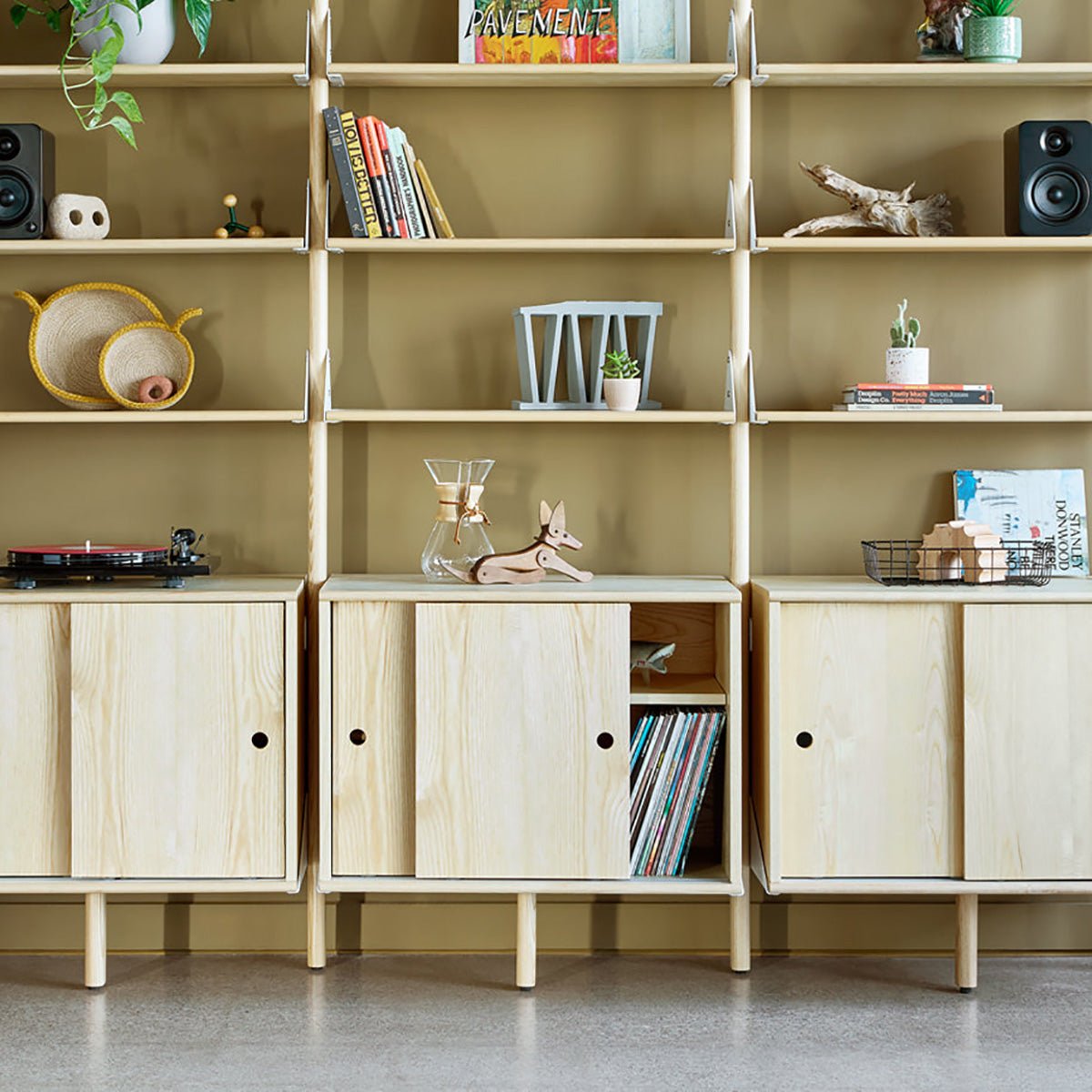 Branch-2 Multi Storage Unit with Desk Modular Workspace | Sage Interiors