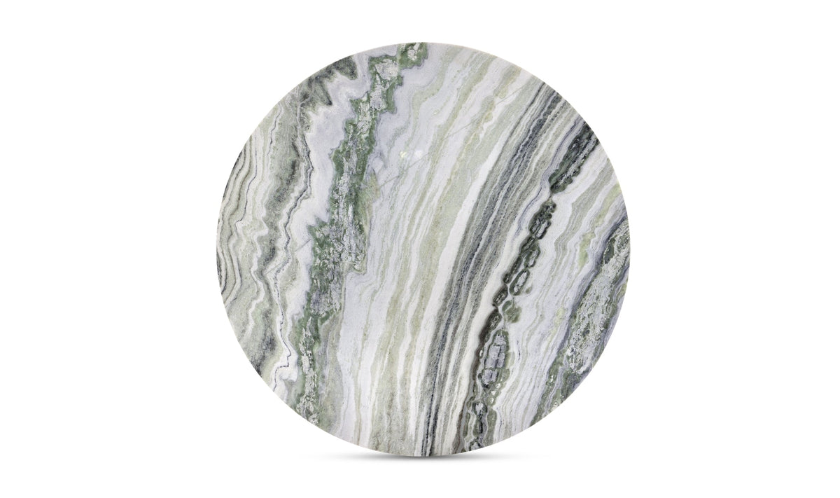 Celia Round Dining Table Panda White Marble | Sage Interiors