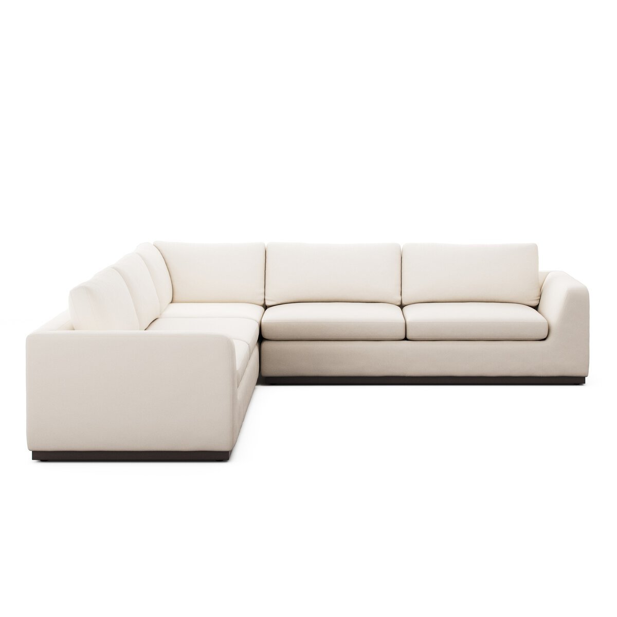 Colt 3-Piece Leather Sectional Sofa – L-Shaped Seating | Sage Interiors
