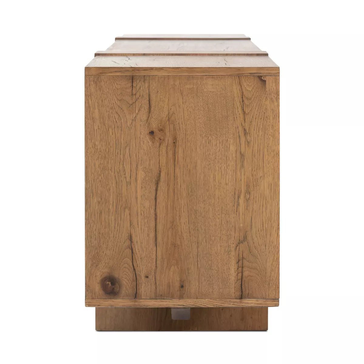 Fisher Media Console, Rustic Amber