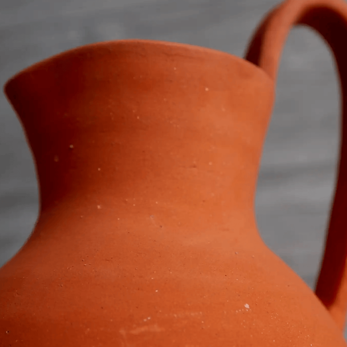 Hot Chocolate Jug, Red Clay Jaritto