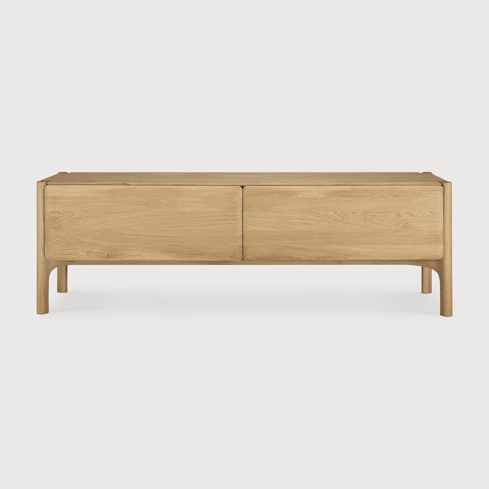 Pi Oak TV Cupboard | Handcrafted Minimalist Media Console – Sage Interiors