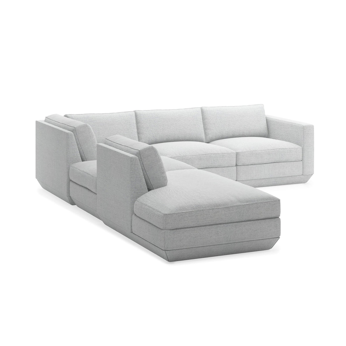 Podium Modular 5PC Seating Group – Sustainable Modern Sectional | Sage ...